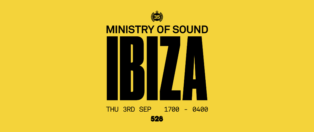 MINISTRY OF SOUND VUELVE A IBIZA EN SU 35 ANIVERSARIO